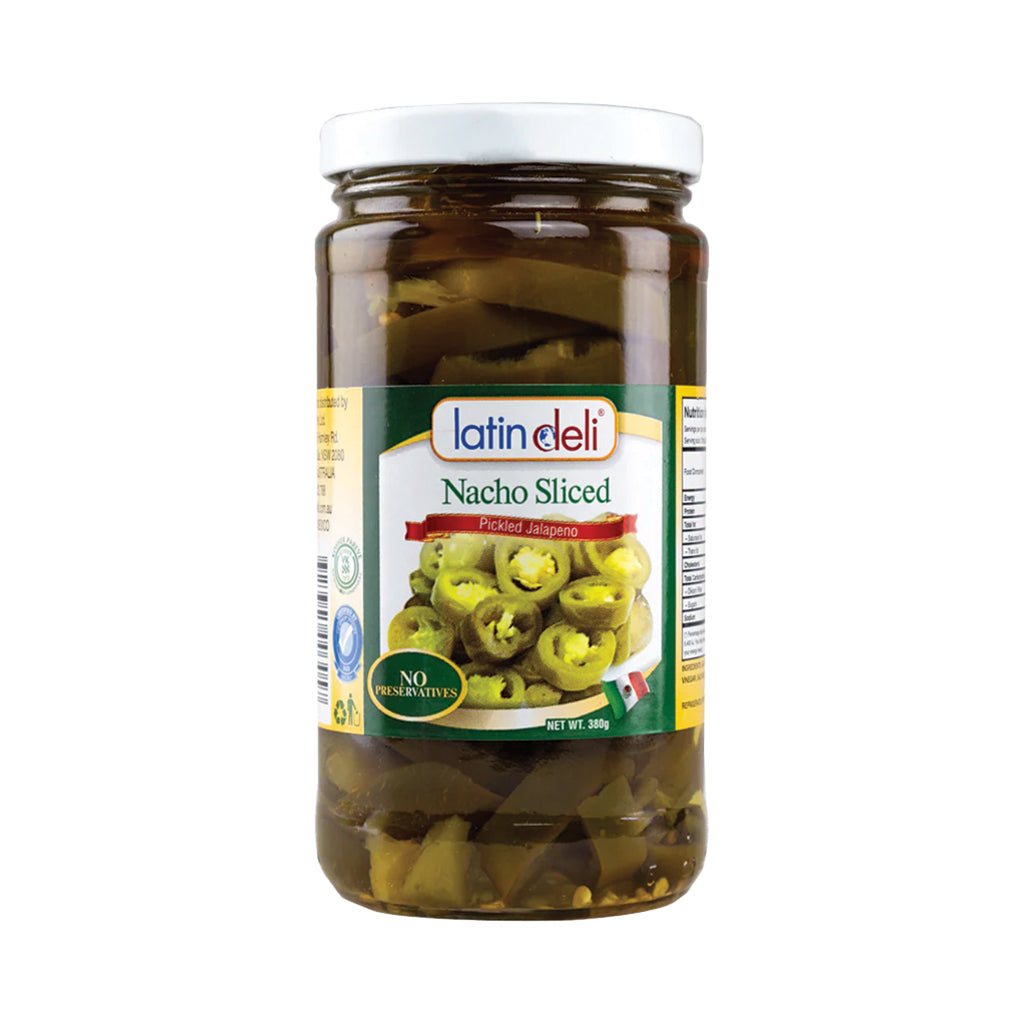 Nacho Sliced Jalapeno (380g) – OzSi Melbourne