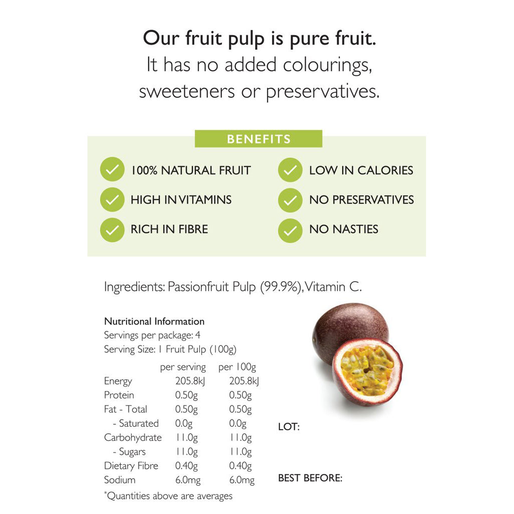 FRUIT PULPS – OzSi Melbourne